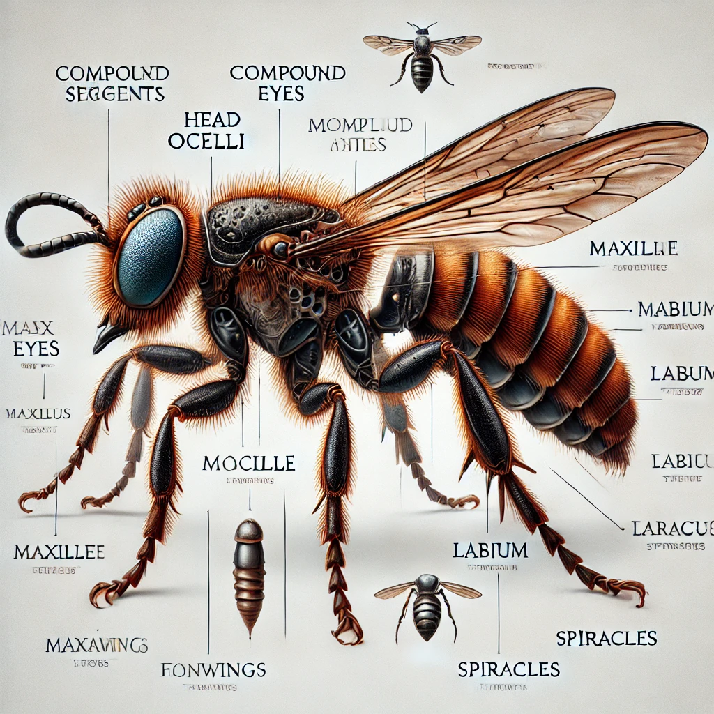Insect Anatomy: Segments, Limbs, and Adaptations