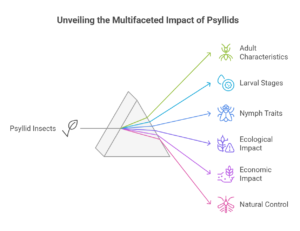 Psyllid Insects: Life Cycle, Adaptations, and Control Strategies